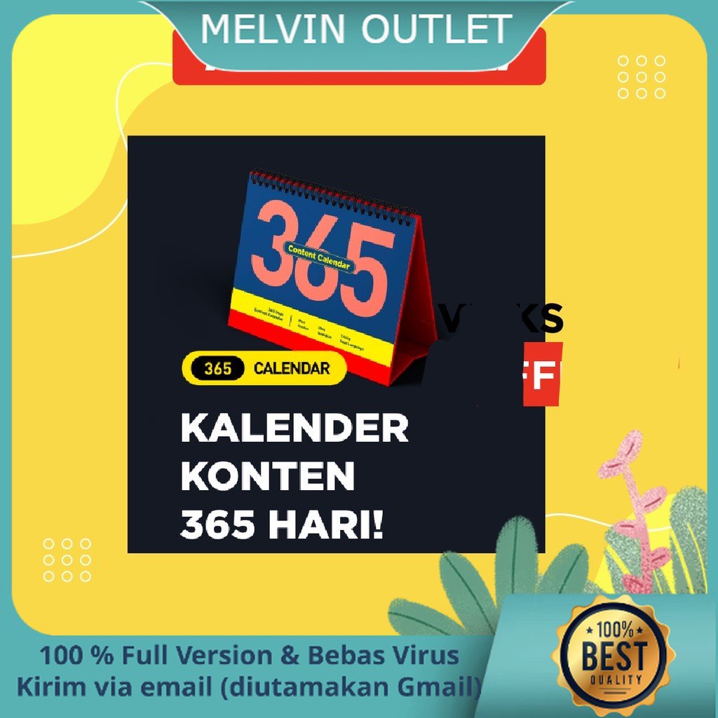 Jual 365 Konten Kalender | Shopee Indonesia