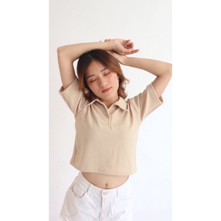 Jual HASINE KNIT CROP | Shopee Indonesia