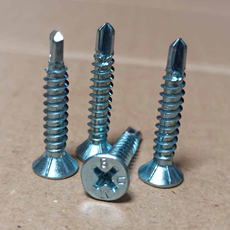 Jual 100pcs sekrup baja ringan 3cm KEPALA obeng + | Shopee Indonesia