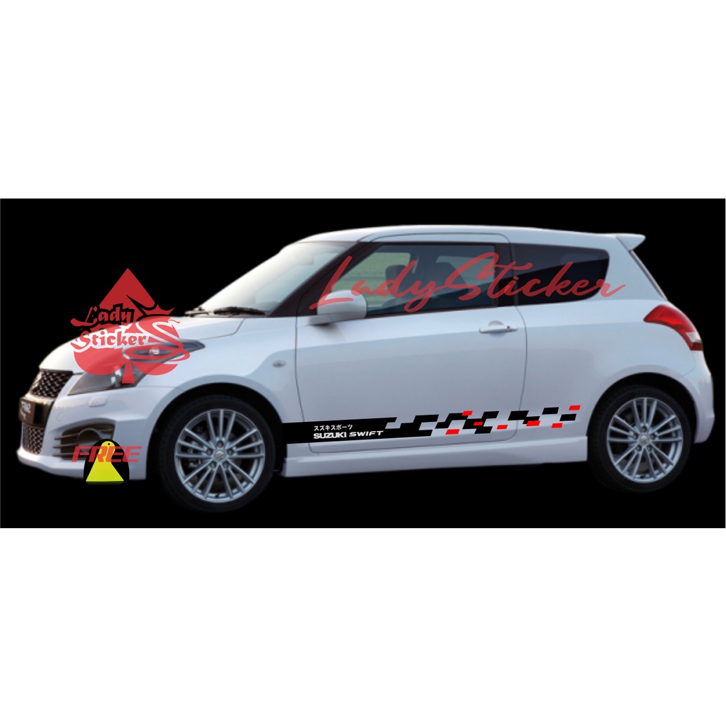 Jual sticker mobil suzuki swift new sticker mobil swift terlaris ...
