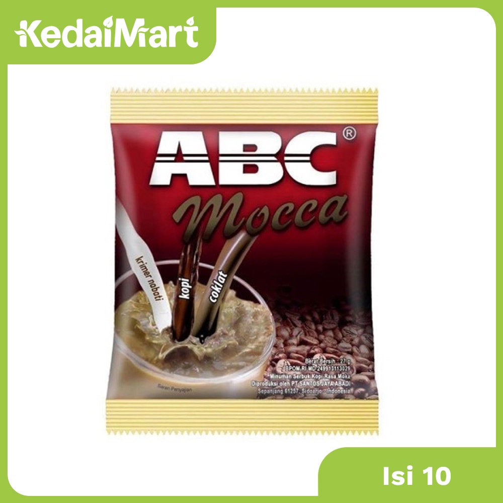 Jual ABC Kopi Mocca Renceng 10 x 27 Gram | Shopee Indonesia