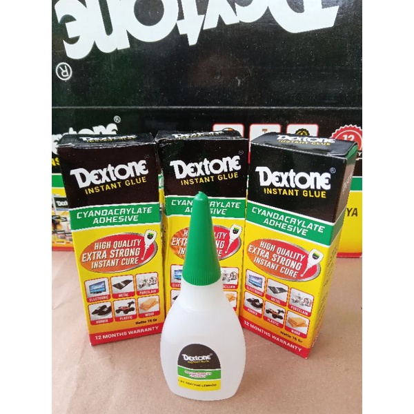 Jual Lem Tetes Dextone Asli Original Lem Korea Plastik Mika Kayu Kertas ...