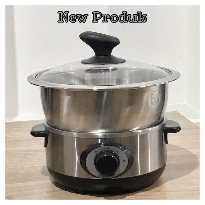 Jual PANCI LISTRIK MULTIFUNGSI / COOKER / KOMPOR LISTRIK MULTIFUNGSI 3L ...