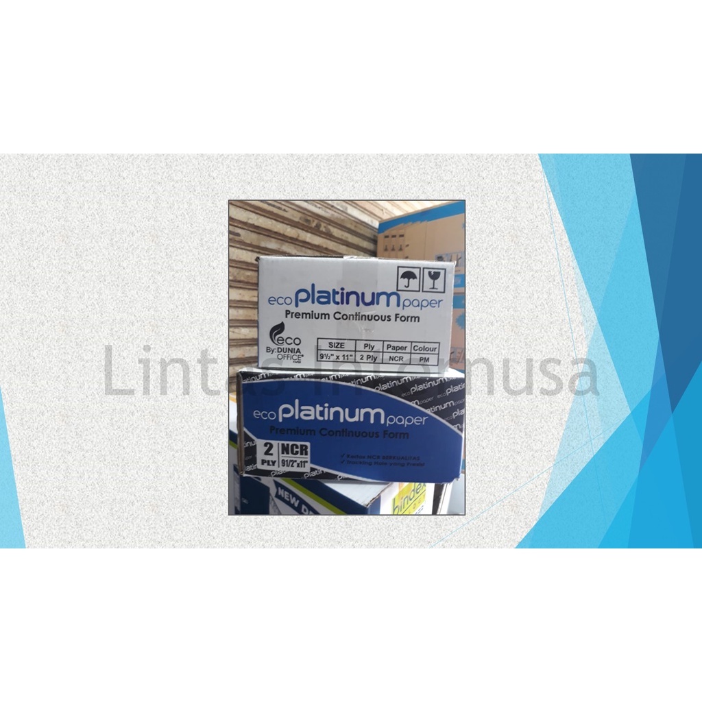 Jual Continuous Form Ukuran 9,5 Inch x 11/2 Inch, 2 Ply PRS ( bagi 2 ...