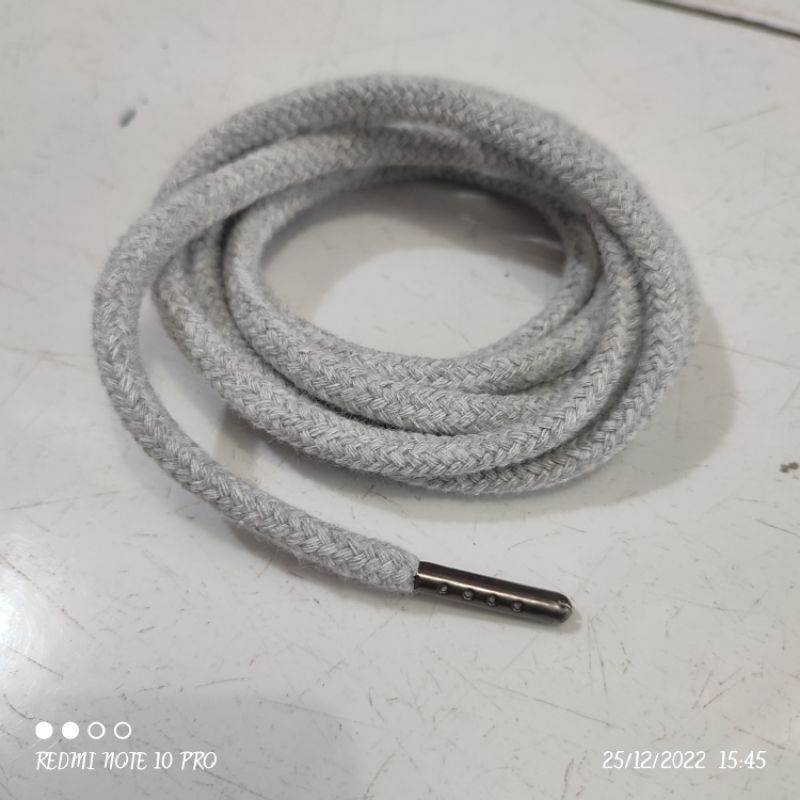 Jual tali hoodie katun / tali jaket / premium aglet besi | Shopee Indonesia