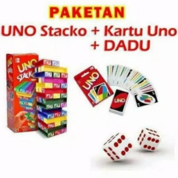 Jual PAKET UNO STACKO + KARTU UNO | Shopee Indonesia
