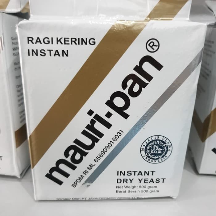 Jual Ragg Mauripan Instant Dry Yeast 500 Gram Ragi Pengembang Roti ...