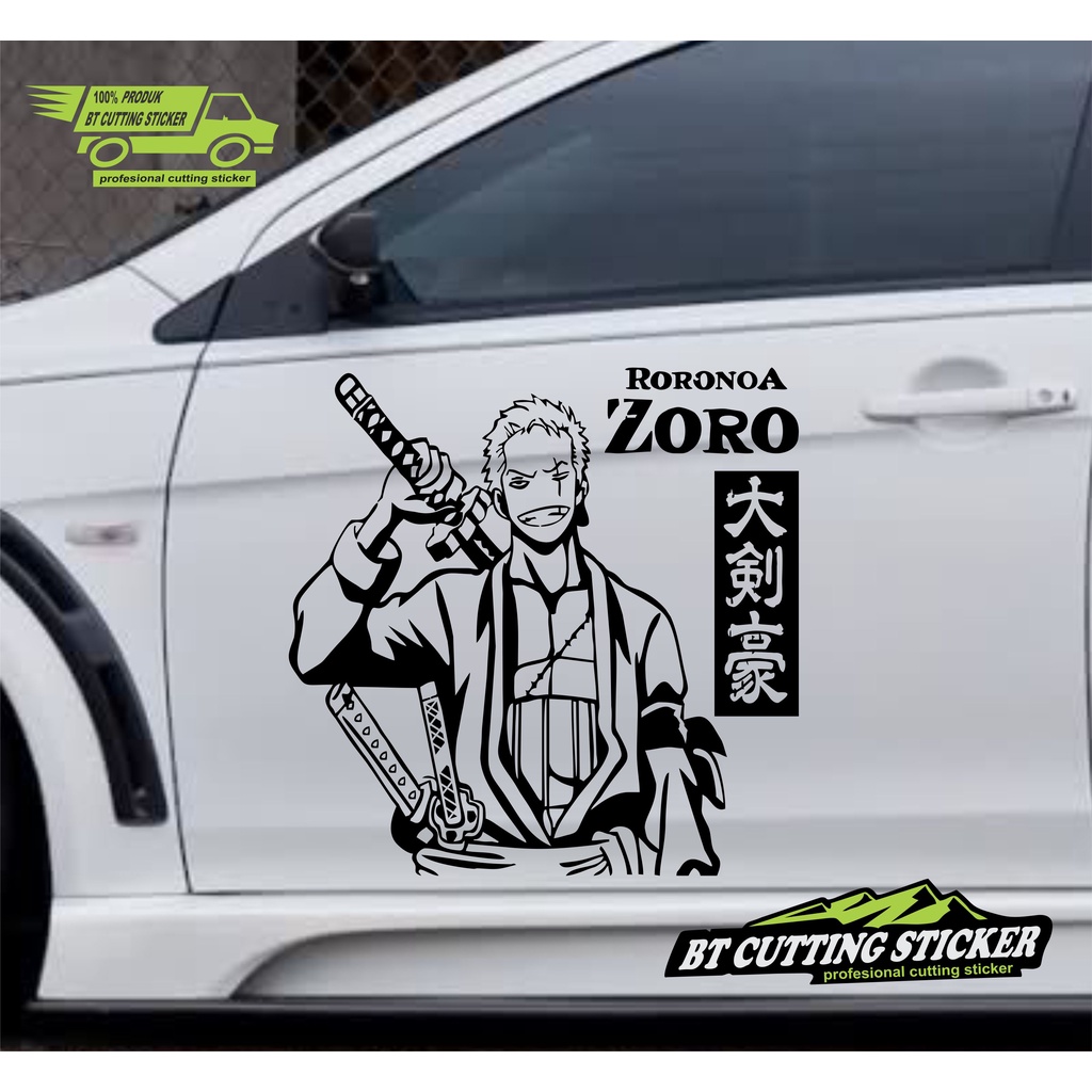 Jual Sticker one piece sticker Roronoa Zoro sticker anime zoro sticker ...
