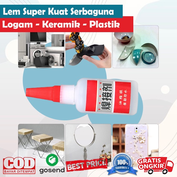 Jual Lem Power Glue Keramik Plastik - Lem Keramik - Lem Logam - Lem ...