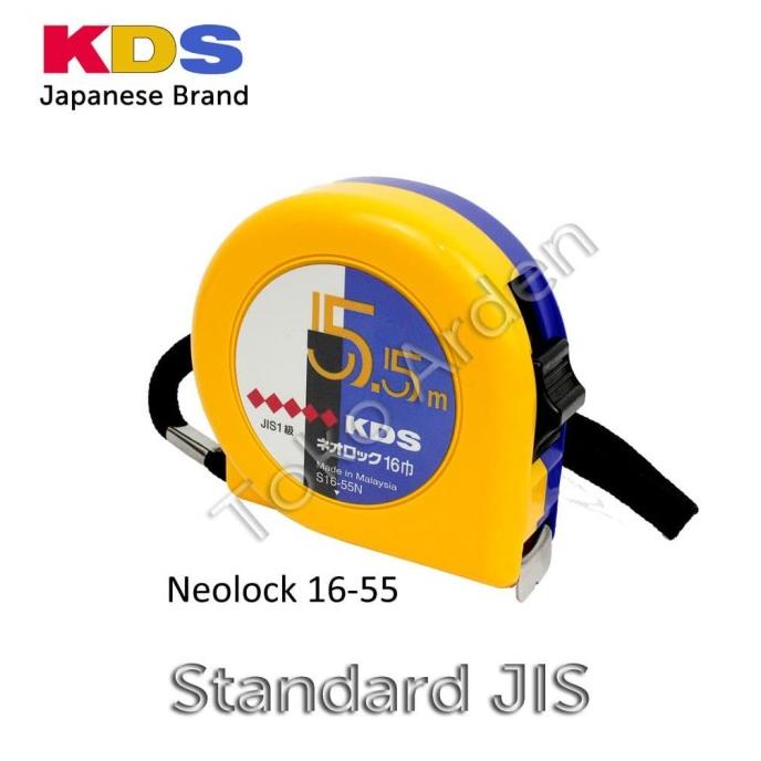 Jual Meteran Kds New Neolock 16 (Ns1655) / Kds Measuring Tape - Japan | Shopee Indonesia