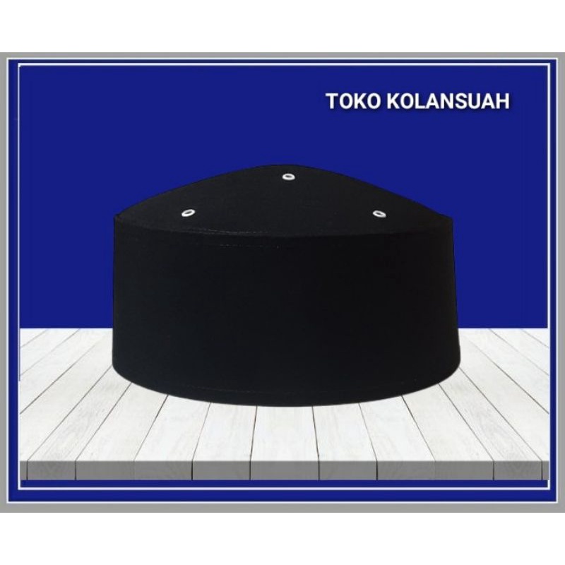 Jual peci hitam polos tinggi 9 cm | Shopee Indonesia
