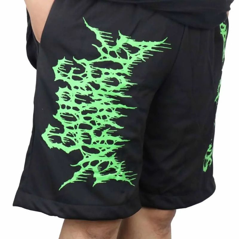 Jual MESH SHORT GORE INFAMOUS - GREEN | Shopee Indonesia
