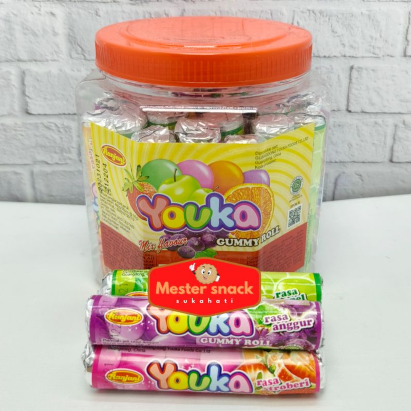 Jual Permen Youka Gummy Roll Toples | Shopee Indonesia