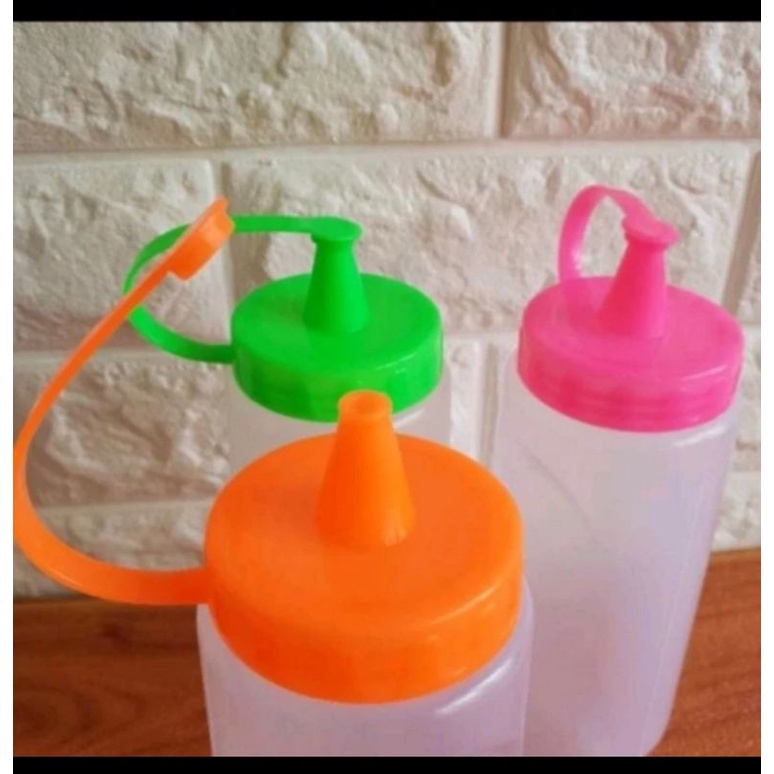 Jual Botol Kecap 500 ML / Botol Saus Plastik | Shopee Indonesia
