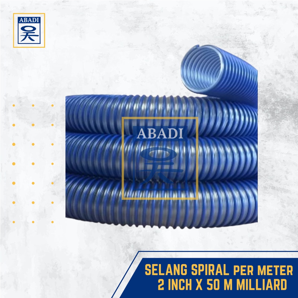 Jual SELANG SPIRAL PER METER 2 INCH X 50 M MILLIARD | Shopee Indonesia