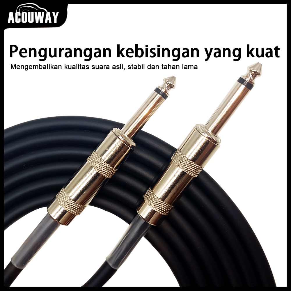 Jual Kabel Jack Acouway 3 Meter 6 Meter Vintage Tegangan Listrik Gitar ...