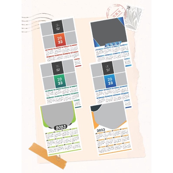 Jual KALENDER POLOS | KALENDER CUSTOM 2023 | KALENDER KARAKTER ...