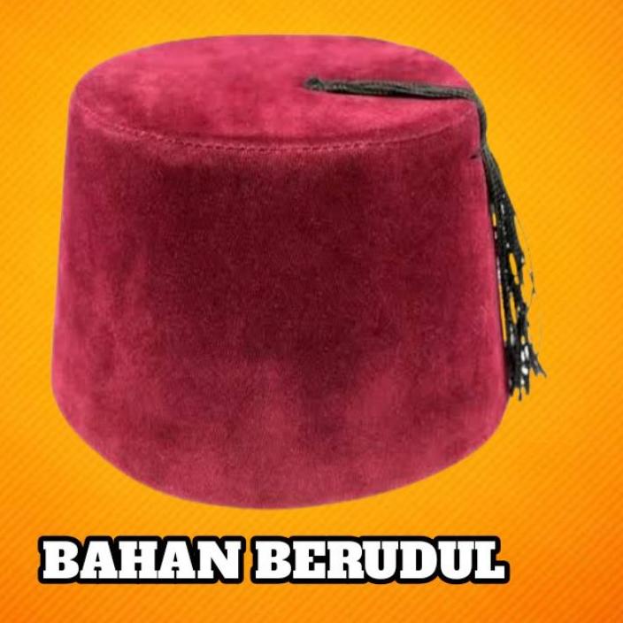Jual Baru Peci Songkok Kopiah Sultan Ottoman Turki Fes Tarbus Rambut ...