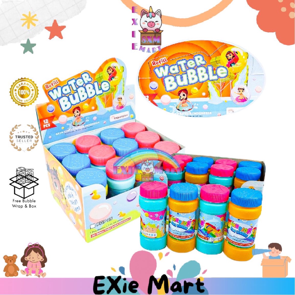 Jual MAINAN ANAK REFILL AIR GELEMBUNG SABUN 50ML - MAINAN ANAK REFILL ...