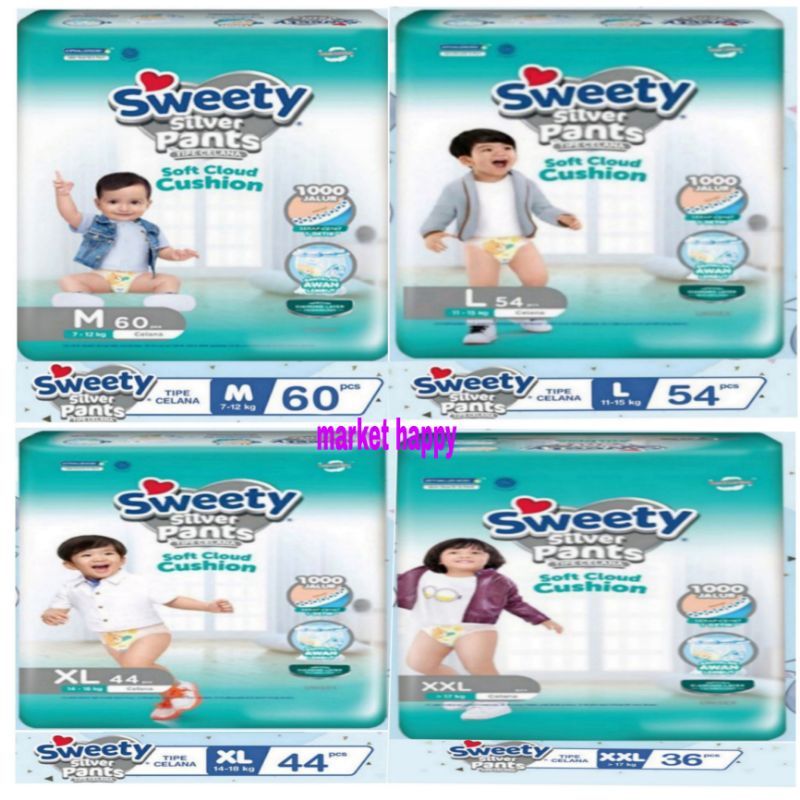 Jual Sweety silver M60 L54 XL42 XXL32 | Shopee Indonesia