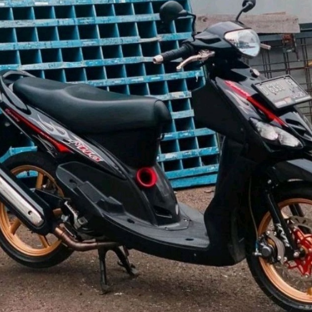 Jual STRIPING STIKER LIST MIO SPORTY 110 TAHUN 2007 API MIO HITAM API ...
