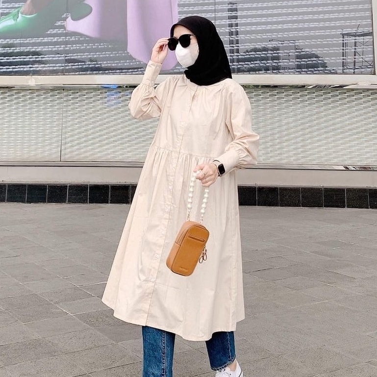 Jual Zifoya Long Tunik | Atasan Muslim Wanita Terkini | Fashion Muslim ...