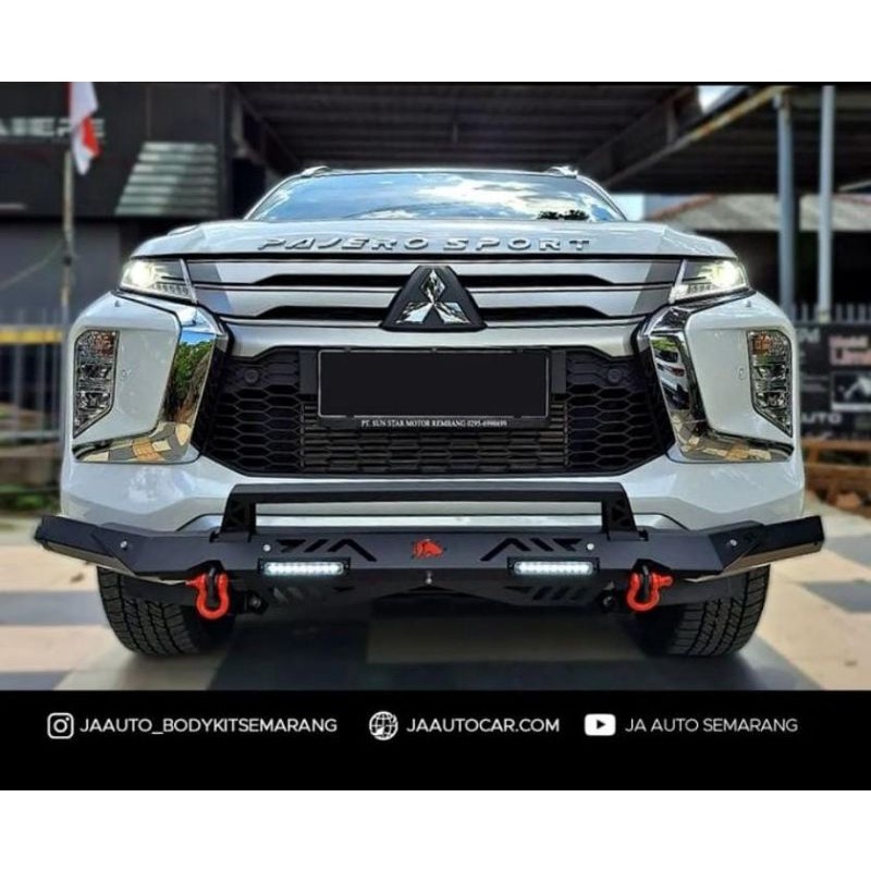 Jual Tanduk Towing Bar All New Pajero Sport 2016 - 2023 Facelift Bumper ...