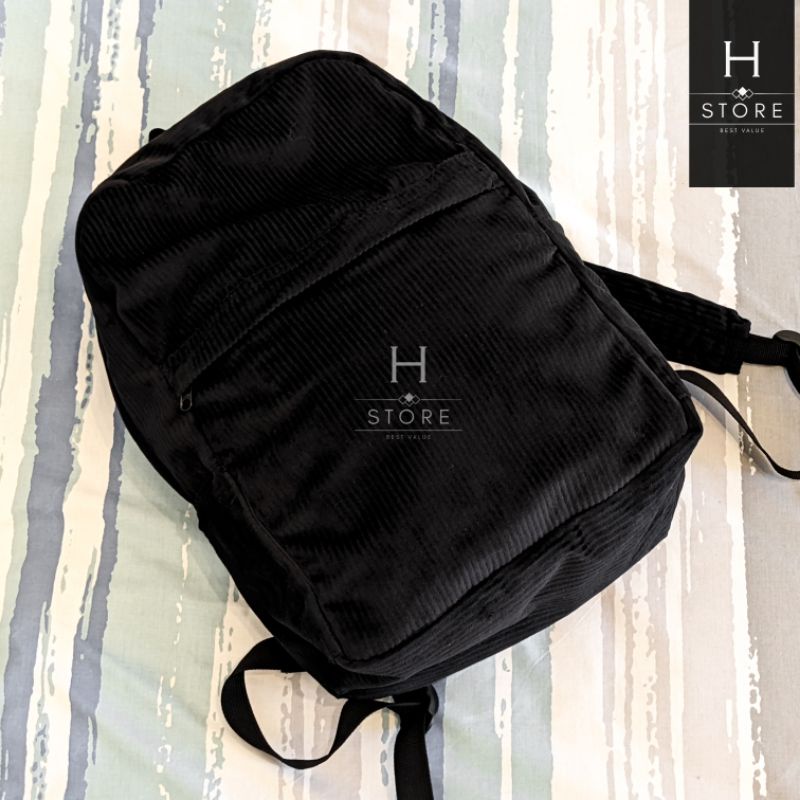 Jual Tas ransel corduroy bagpack corduroy tas ransel sekolah | Shopee ...