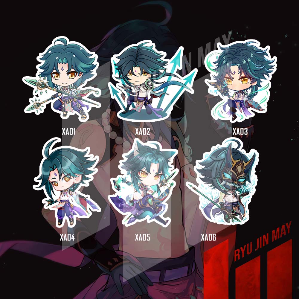 Jual Sticker Anime - Genshin Impact - Xiao | Shopee Indonesia