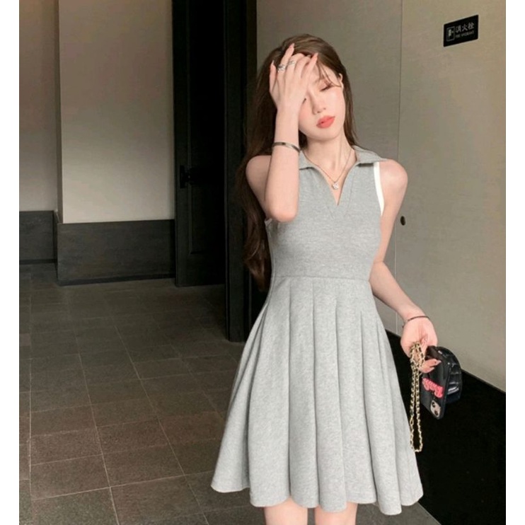 Jual Korean Mini Dress (S,M,L,XL) | Shopee Indonesia