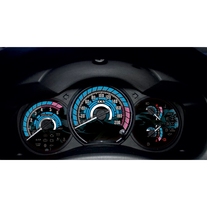 Jual Custom Speedometer Innova Blue Magician | Shopee Indonesia