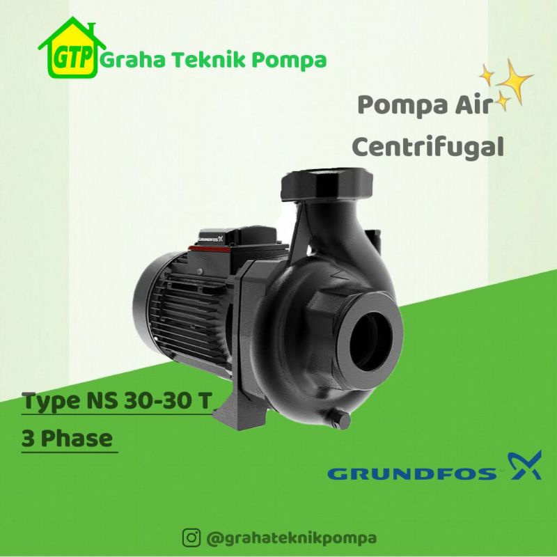 Jual Pompa Air Centrifugal Grundfos NS 30 - 30T | Shopee Indonesia