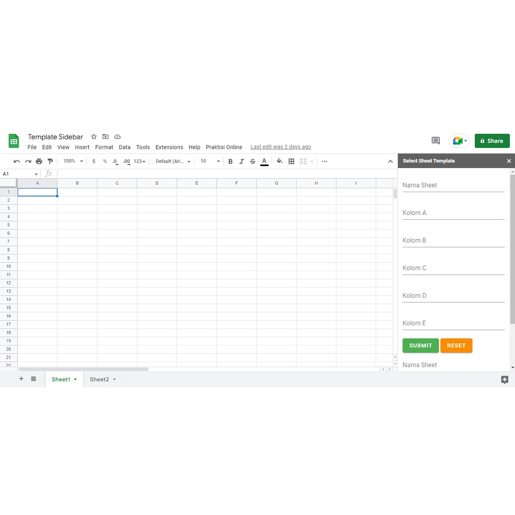 Jual aplikasi online ( web ) excel / sheets secara otomatis dengan akun ...