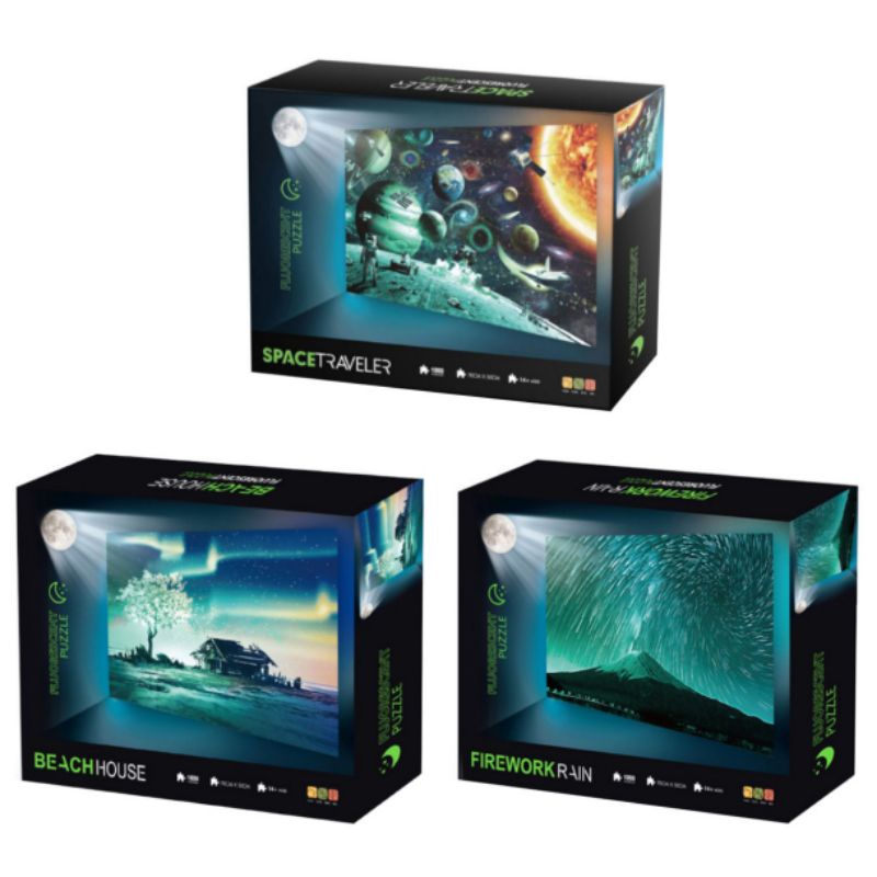 Jual Puzzle Glow In The Dark 1000 pcs ukuran 70 x 50 cm | Shopee Indonesia