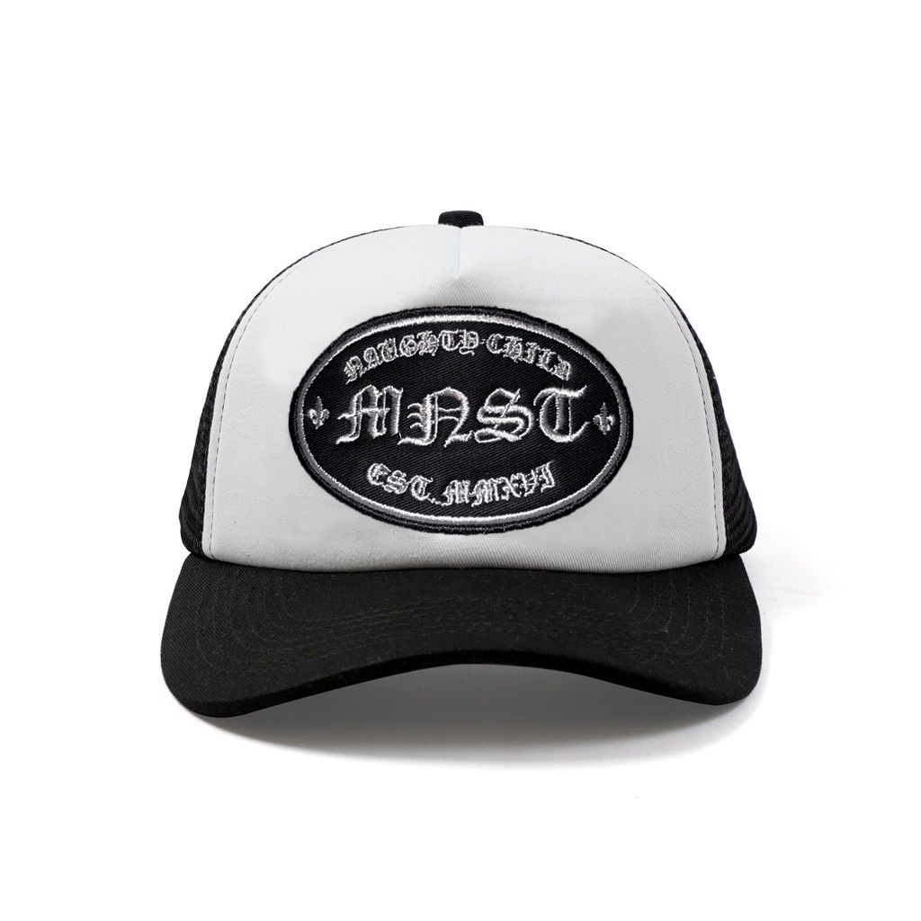 Jual Mnst | Trucker Hat | Black | Oval | Shopee Indonesia