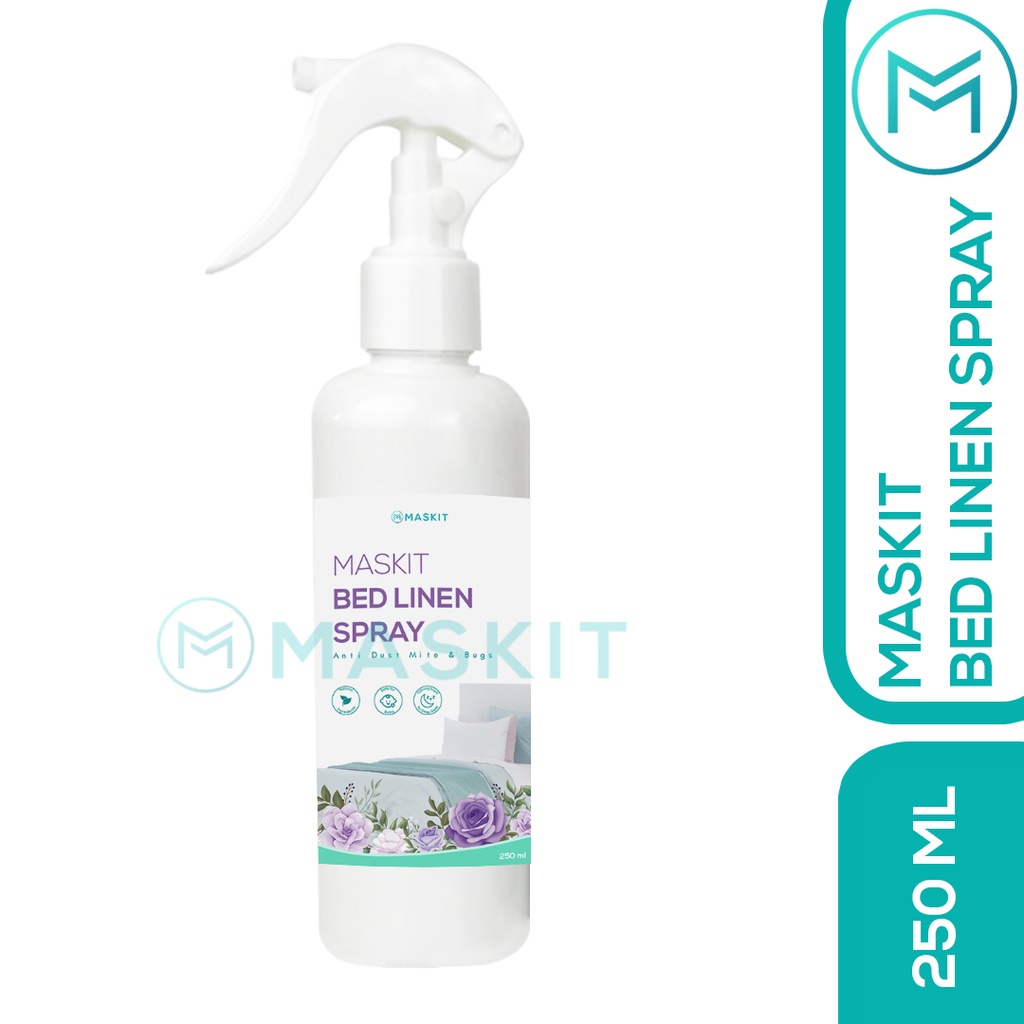 Jual Maskit Baby Bed Linen Spray Anti Kutu Tungau Kasur Natural 250ml ...