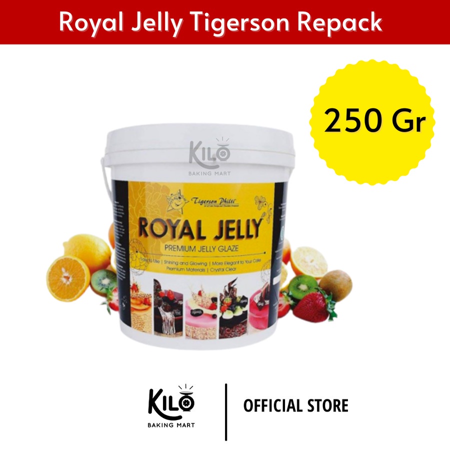 Jual Tigerson Royal Jelly Premium Jelly Glaze Crystal Jelly Glaze 250 ...