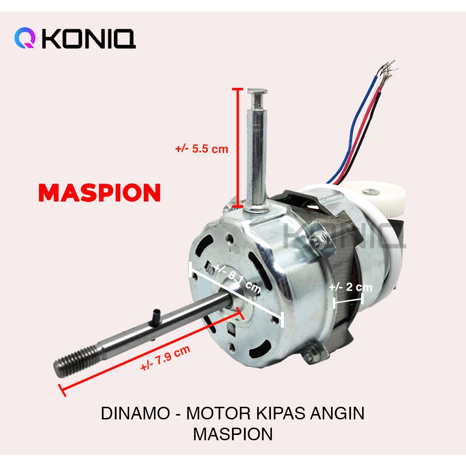 Jual MOTOR - DINAMO - KIPAS ANGIN MASPION BERDIRI / DINDING / TEMBOK ...