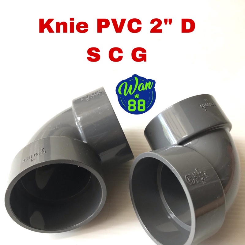 Jual Knie / Elbow PVC 2” D SCG | Shopee Indonesia