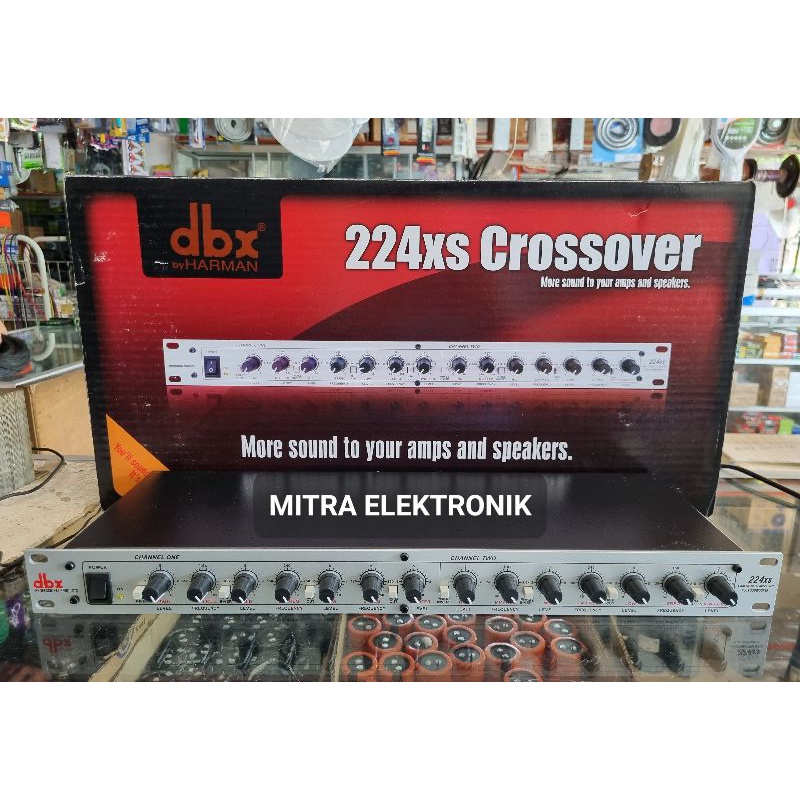 Jual Crossover DBX 224xs Silver Crossover dbx 4 way + subwoofer Double ...
