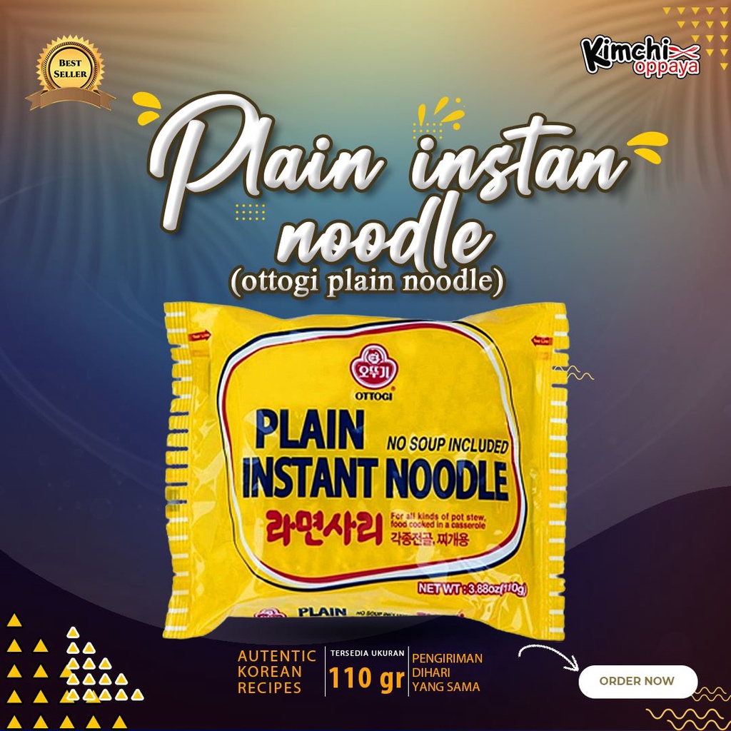 Jual Ottogi Ramen Sari Plain Instant Noodle 110 Gram Ramen Sari 라면사리 ...