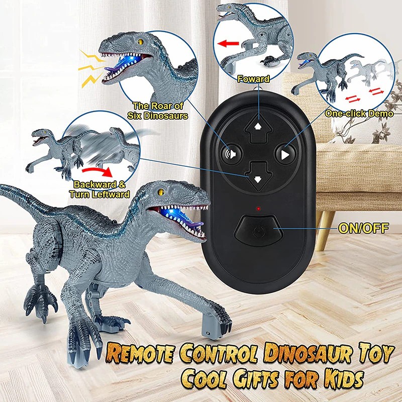 Jual Velociraptor Dinosaurus Raptor Remote Control RC 3706-1A DP ...