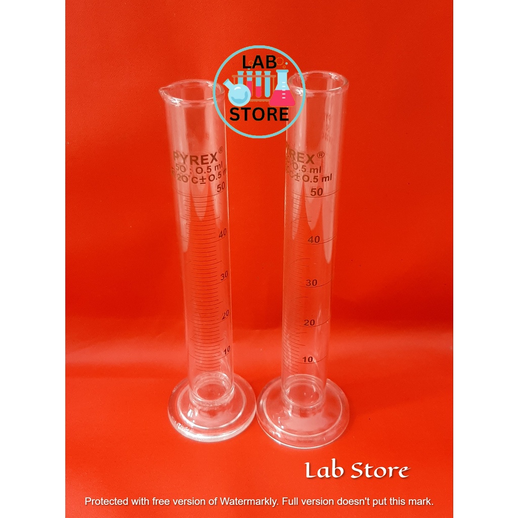 Jual Gelas Ukur / Gelas Ukur 50ml / Measuring Cylinder 50ml PYREX ...