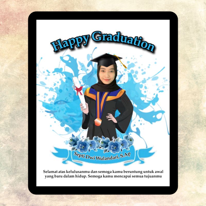 Jual (K) BINGKAI HADIAH WISUDA/paket/bingkisan Snack Ulang Tahun/Ultah ...