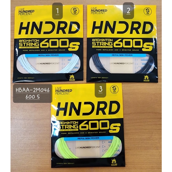 Jual Senar Badminton HNDRD 600S 600 S HUNDRED Original | Shopee Indonesia
