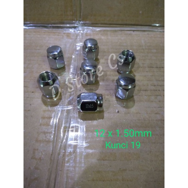 Jual MUR RACING MUR BAUT RODA 12MM X 1.50MM KUNCI 19 HONDA JAZZ MOBILIO ...
