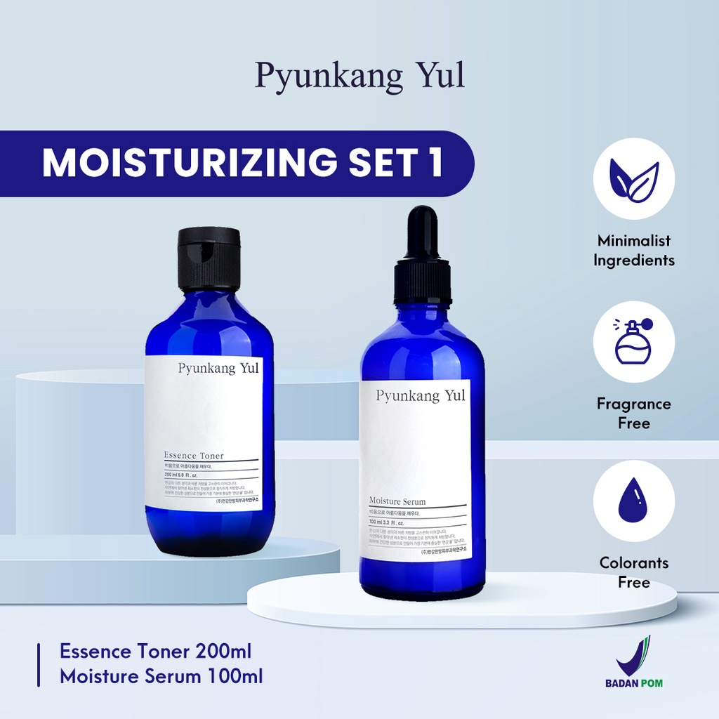 Jual PYUNKANG YUL Moisturizing Set 1 (Essence Toner 200ml + Moisture ...