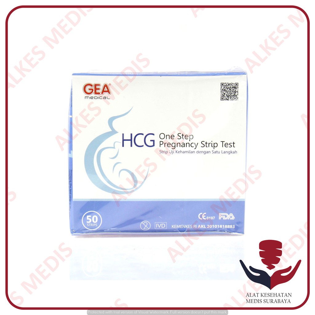 Jual Test Hamil Alat Tes Uji Kehamilan Strip Cek Hamil Kehamilan Gea ...