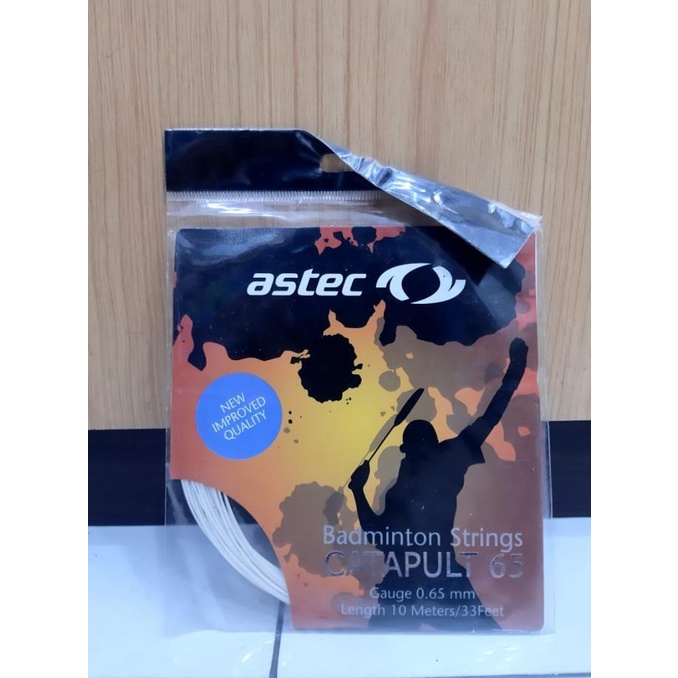 Jual Senar Badminton / Tali Raket Astec Catapult 65 (0.65mm) | Shopee ...