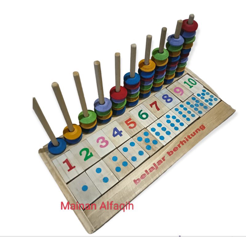 Jual MAINAN EDUKASI ANAK DARI KAYU BELAJAR BERHITUNG TERLARIS DI JAWA ...
